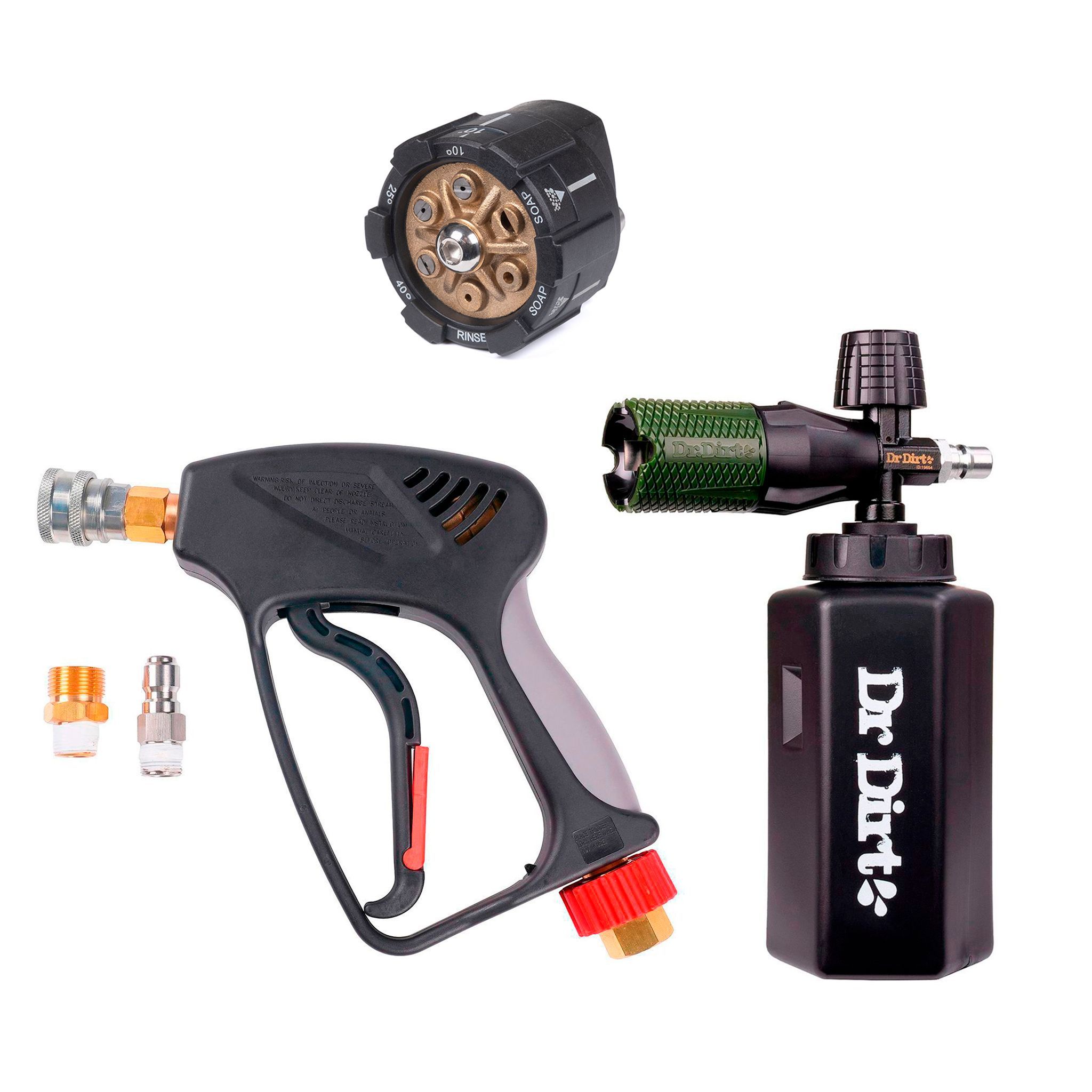 Tillbehörspaket Dr Dirt PRO + Jet Nozzle G3, SnapLock