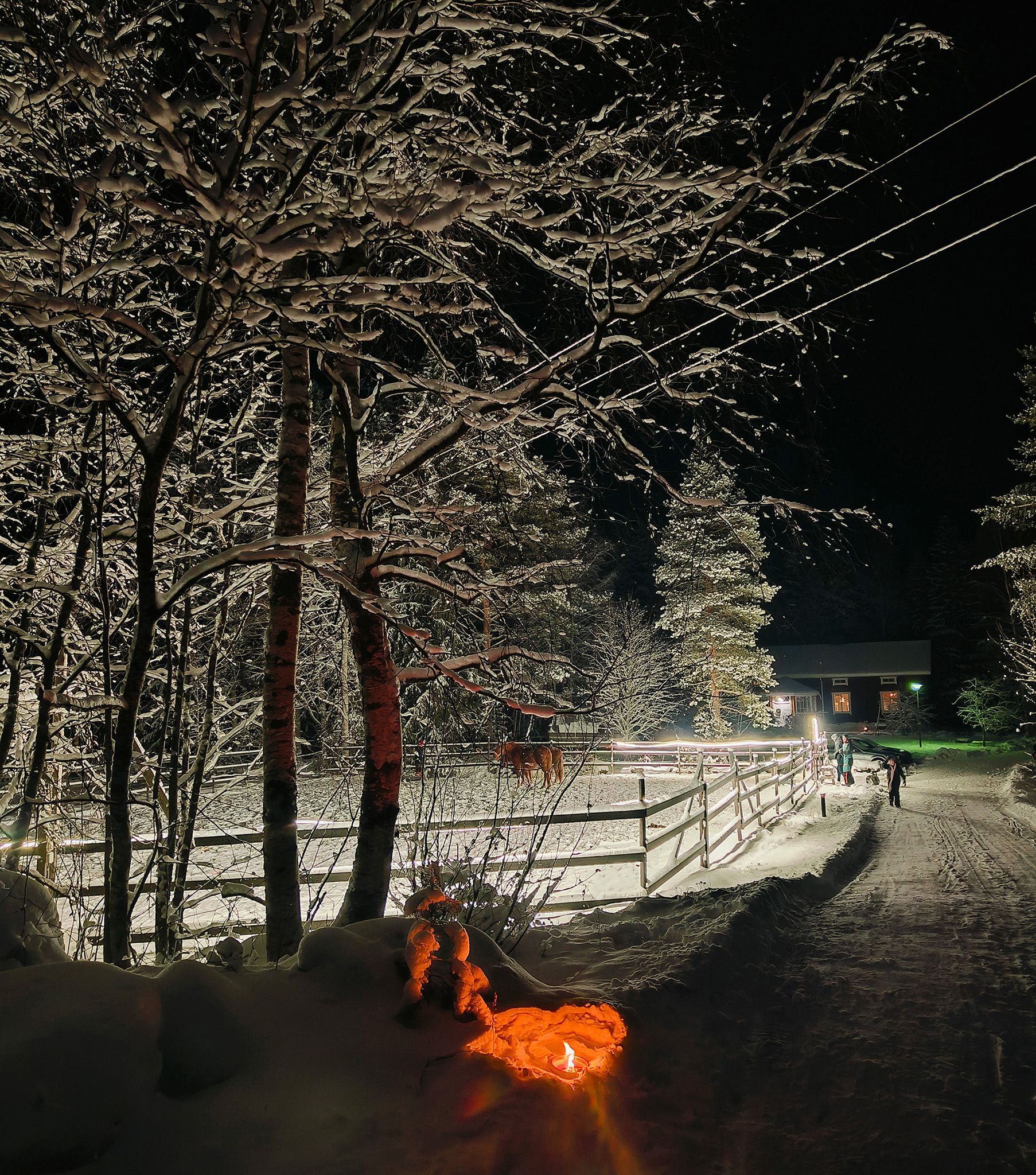 LED strip set for fence AGGE - Complete set