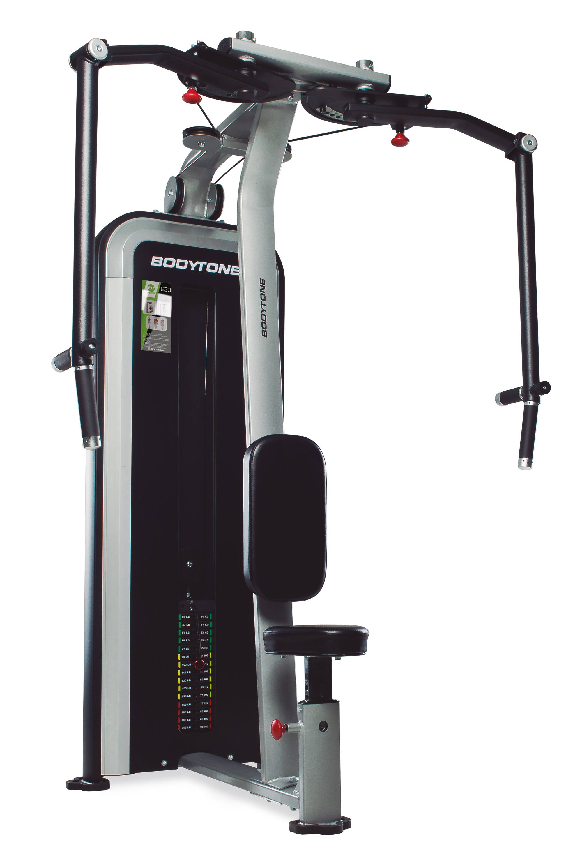 Rintalihas-/takaolkapäälaite, Bodytone E23