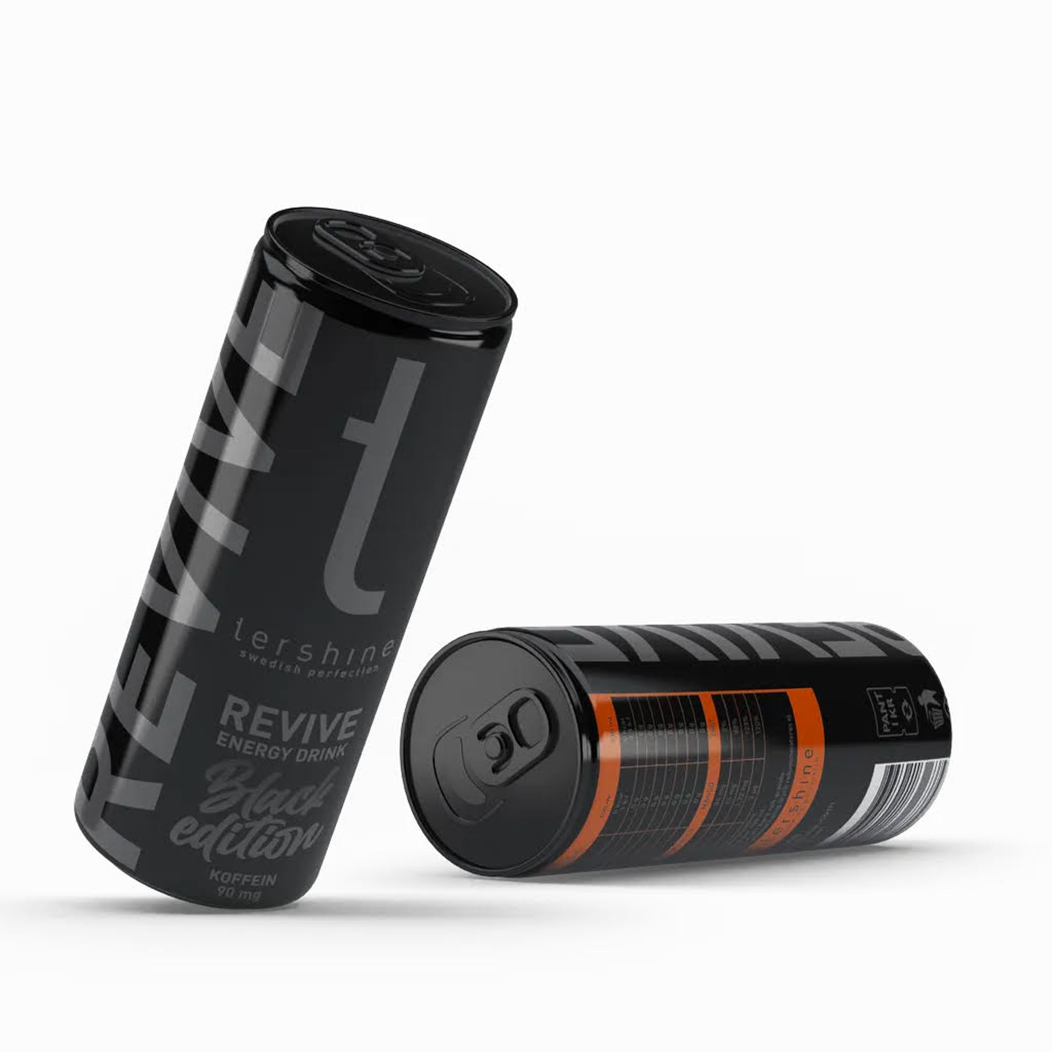 Energidryck tershine Revive Black Edition, 330 ml