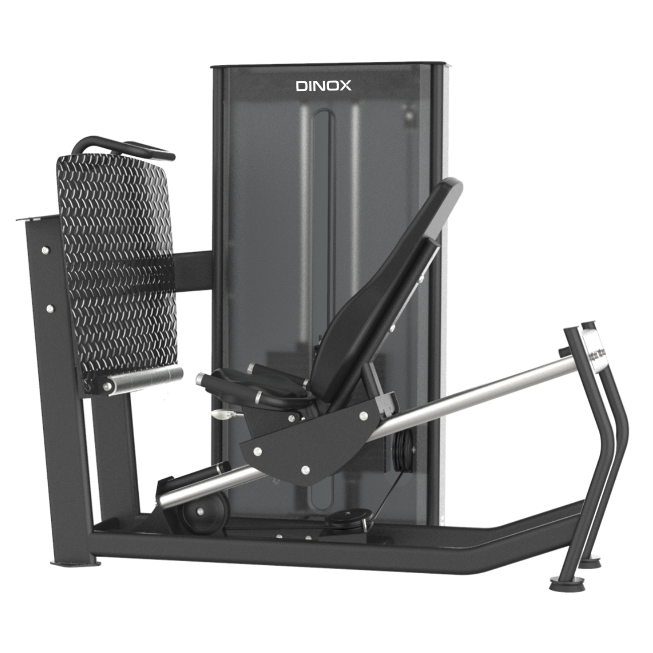 Kuntosalilaite Dinox Jalkaprässi, Painopakalla