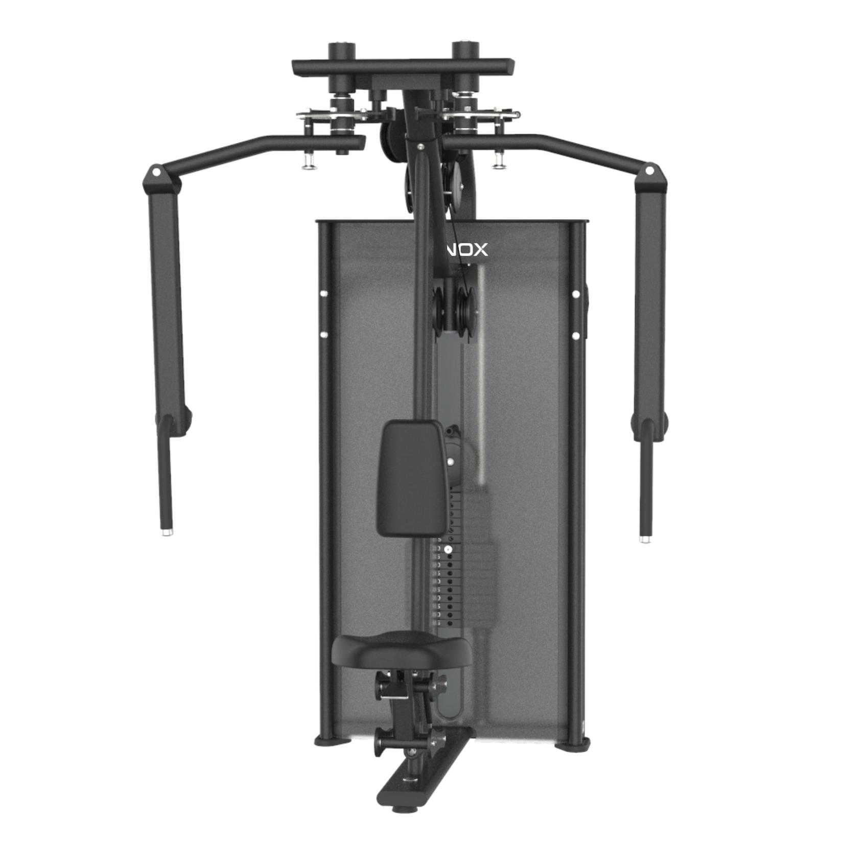 Rintalihas- / takaolkapäälaite Dinox, Painopakalla