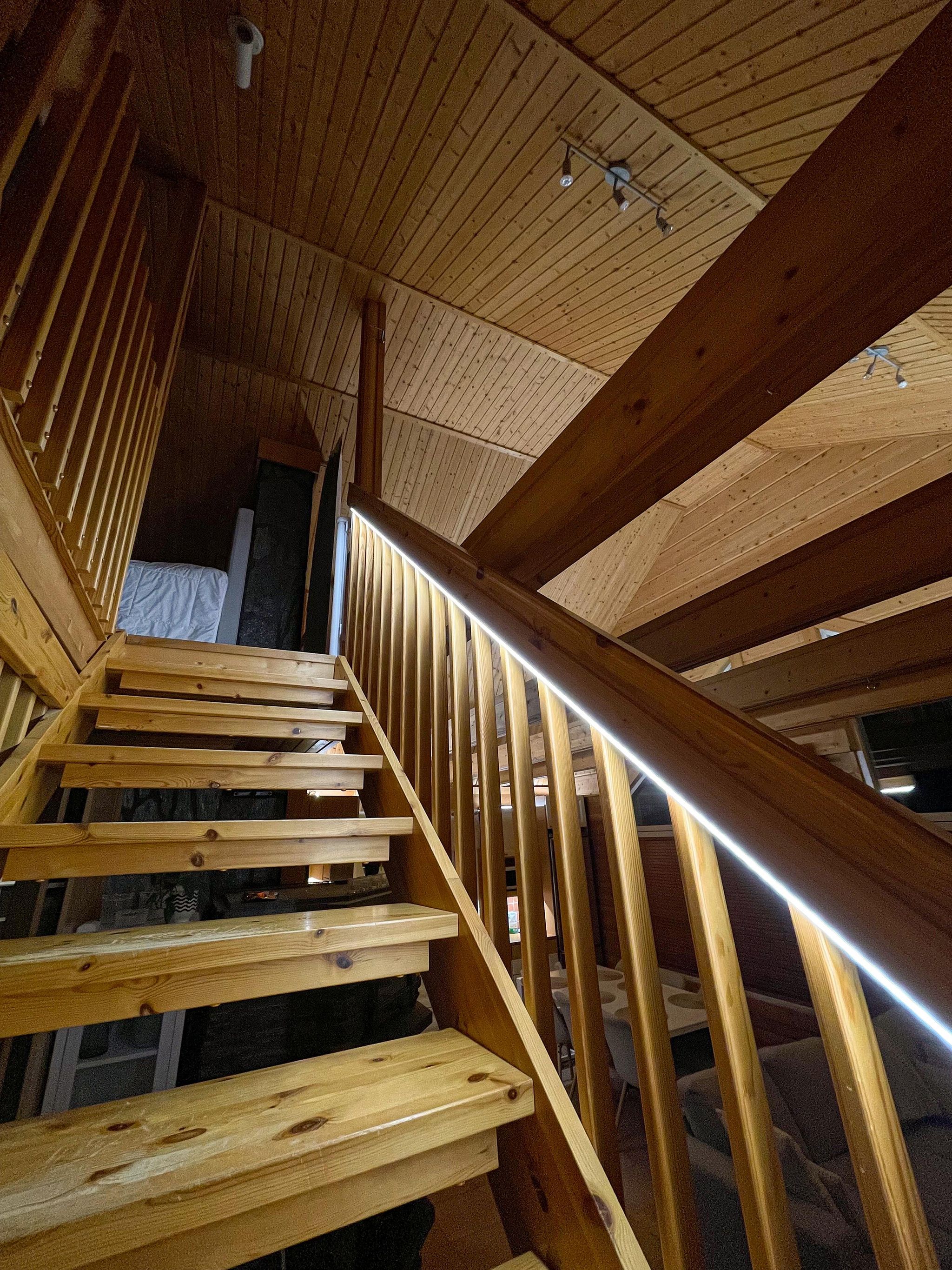 LED strip kit for indoor stairs AGGE - Complete set