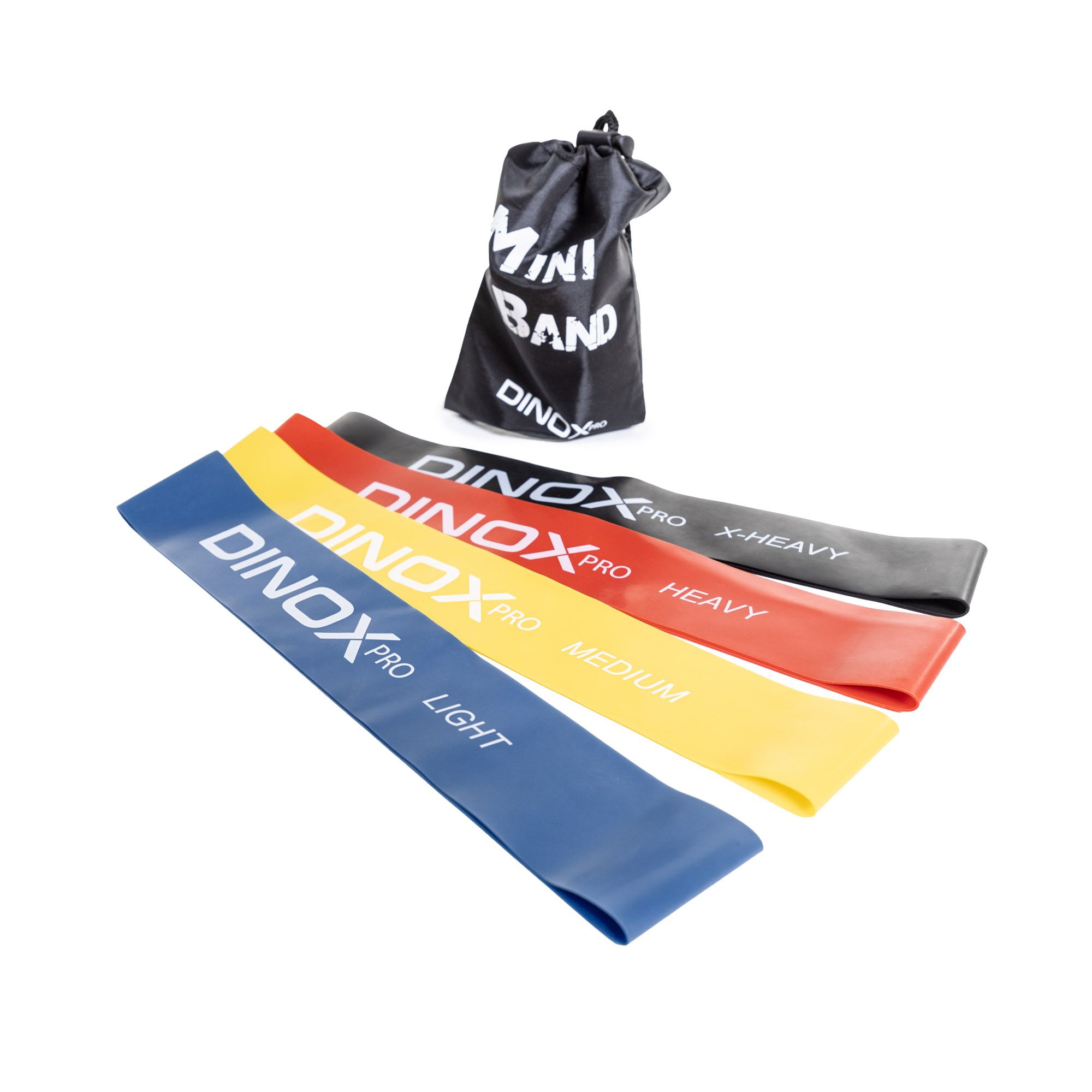 Vastuskuminauha Dinox Mini Bands, 4kpl