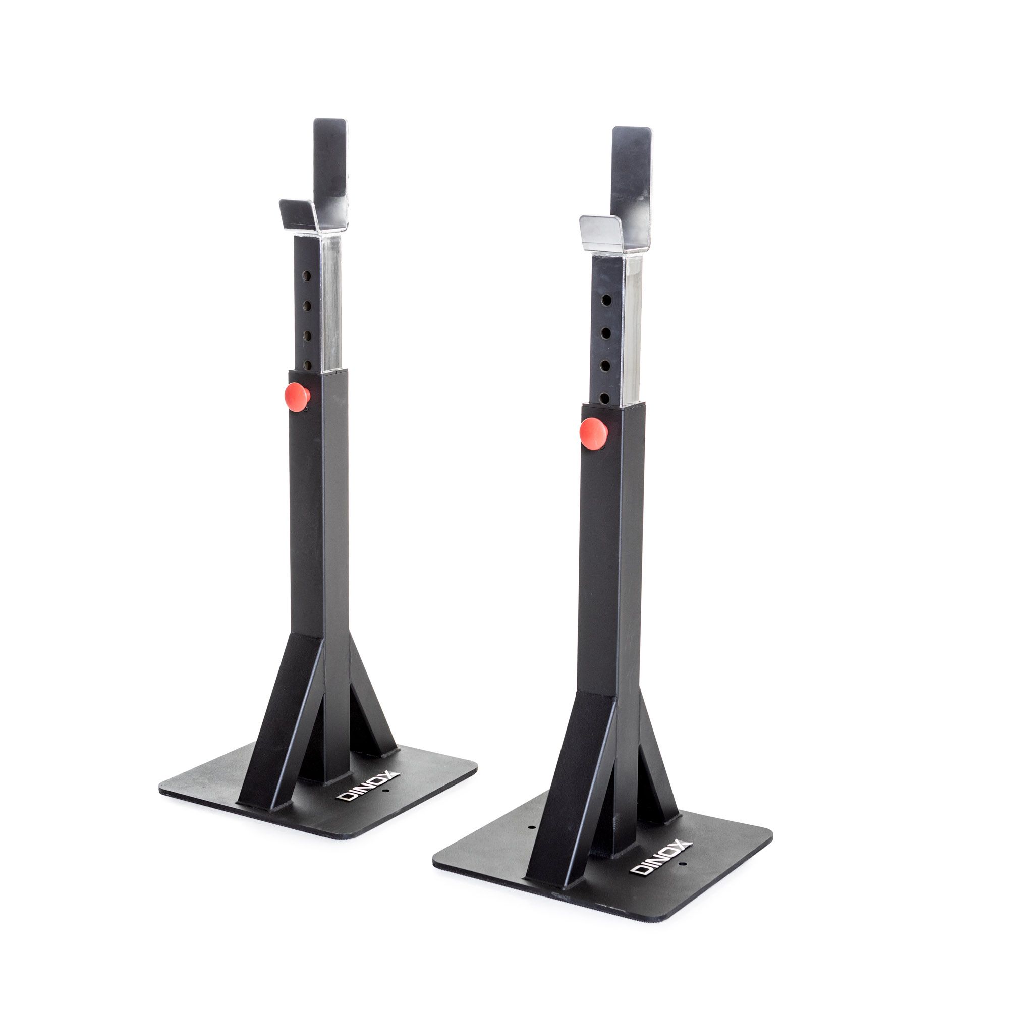 Levytankotelineet Penkkipunnerrukseen Dinox, Korkeussäädettävät, Pari