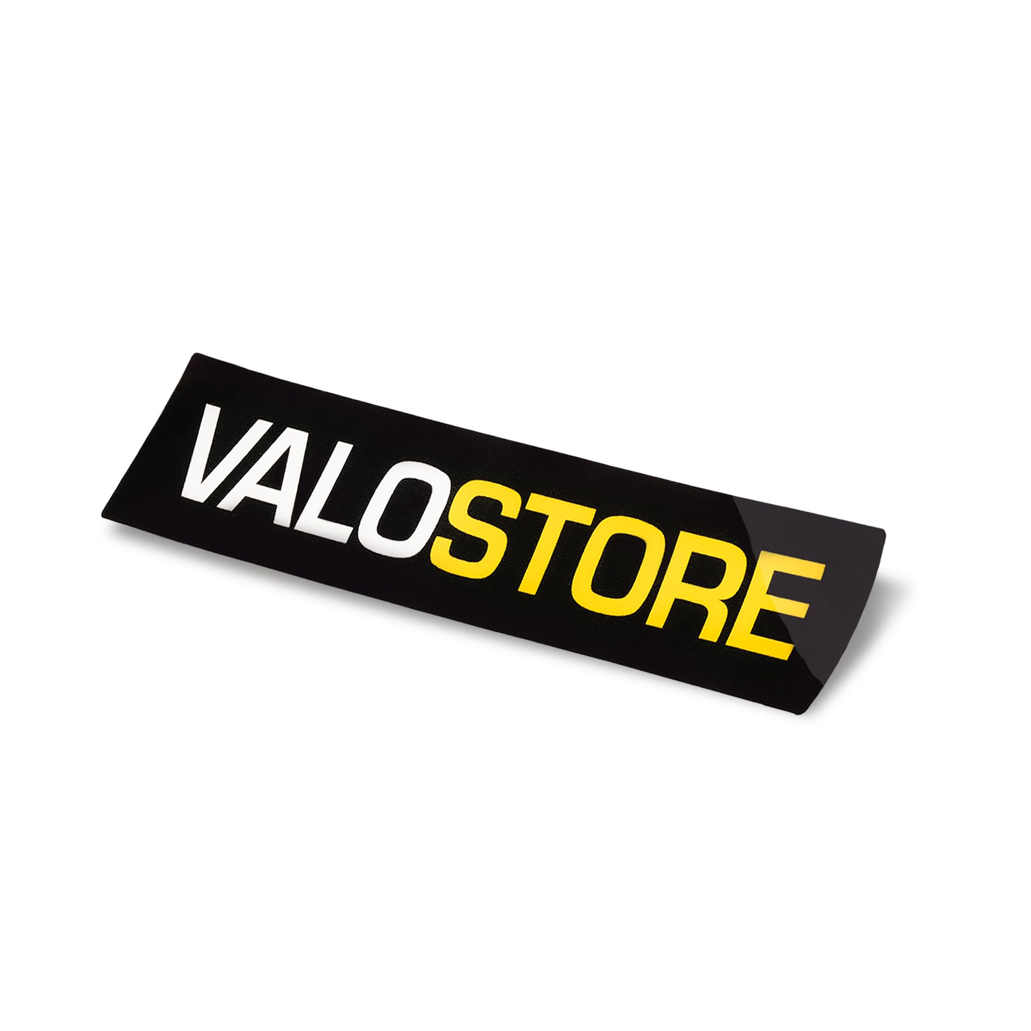 Klistremerke Valostore Logo, Black Border - Anmeldelser