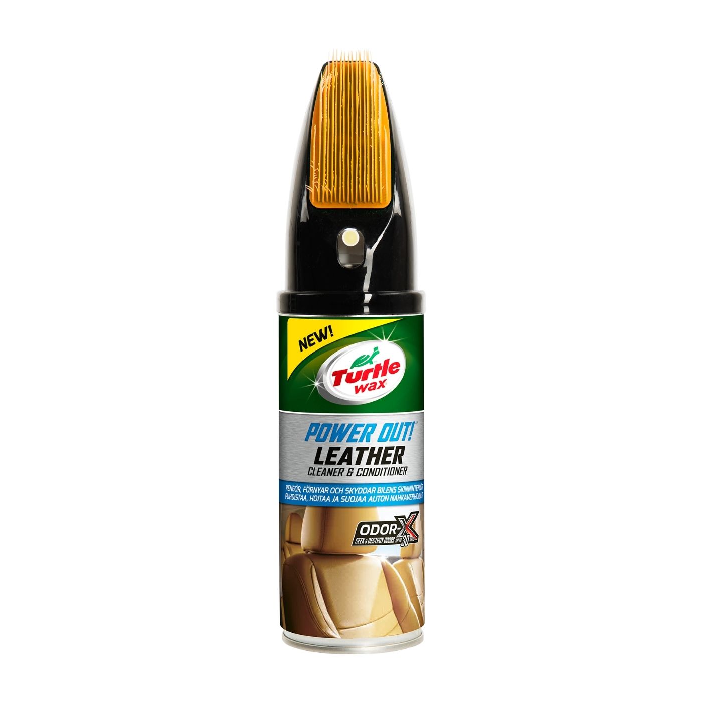 Læderrens Turtle Wax Power Out Leather Cleaner, 400 ml